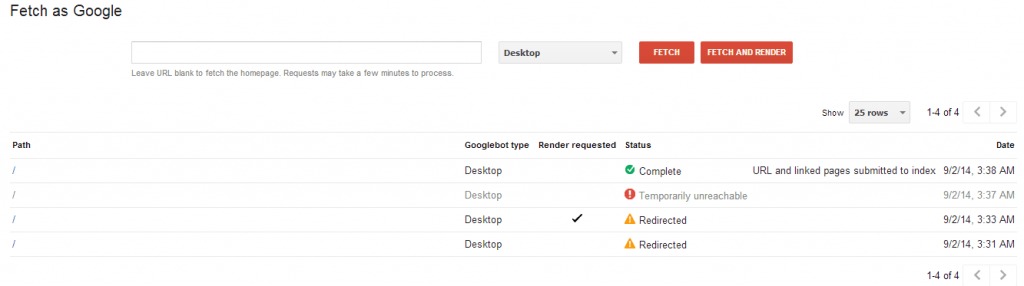 How To Correct "Fetch As Google Redirected" Warning | Sycosure
